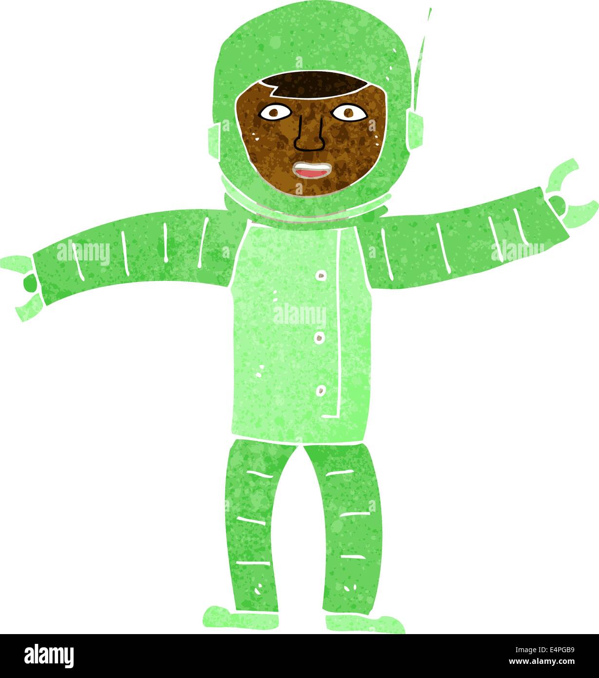 cartoon space man Stock Vector Image & Art - Alamy