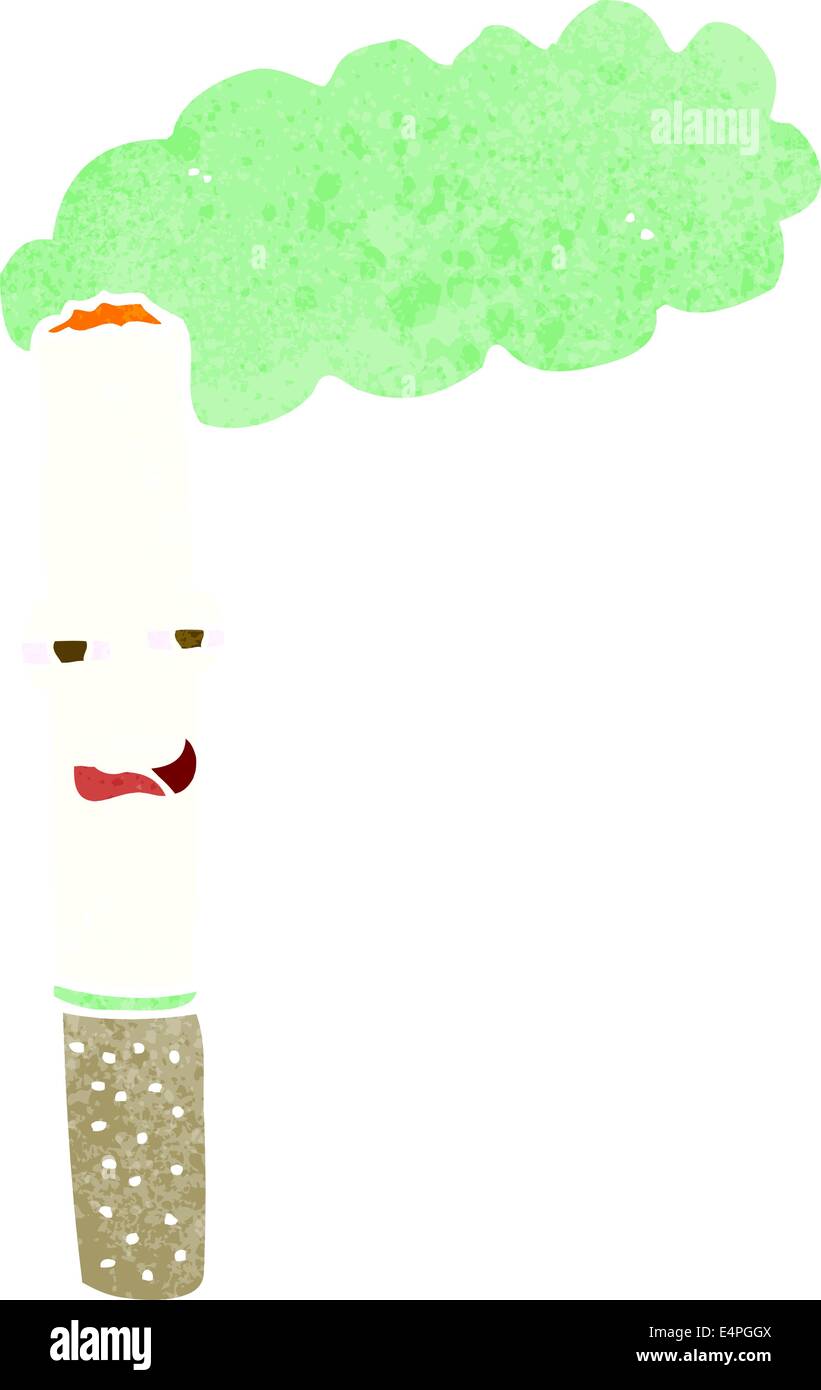 Cartoon happy cigarette Stock Vector Images - Alamy