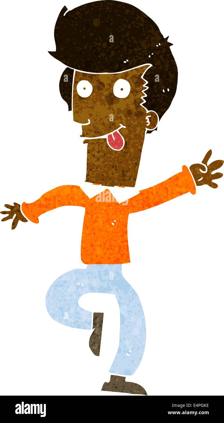 cartoon man dancing Stock Vector Image & Art - Alamy