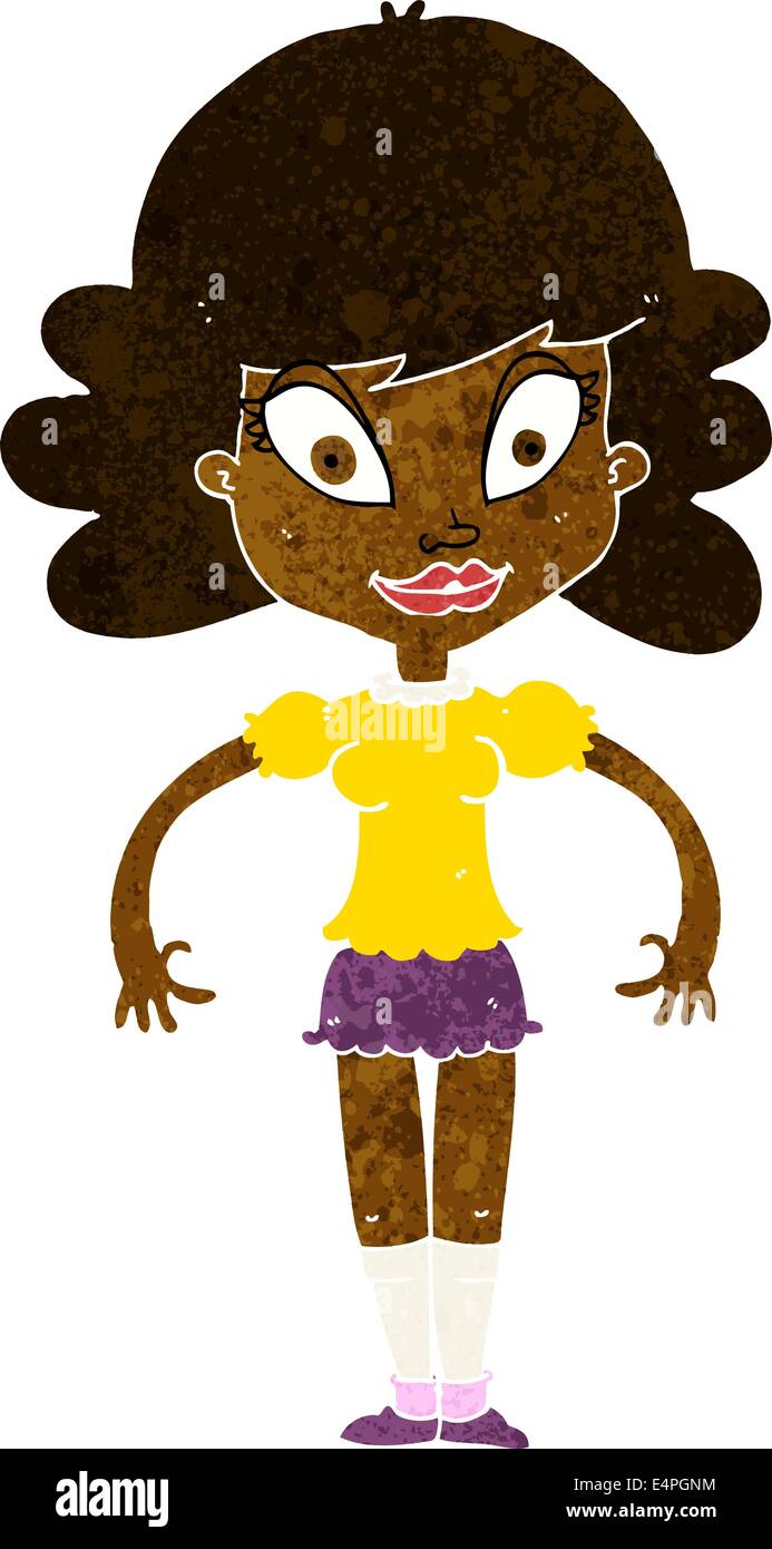 cartoon pretty woman Stock Vector Image & Art - Alamy