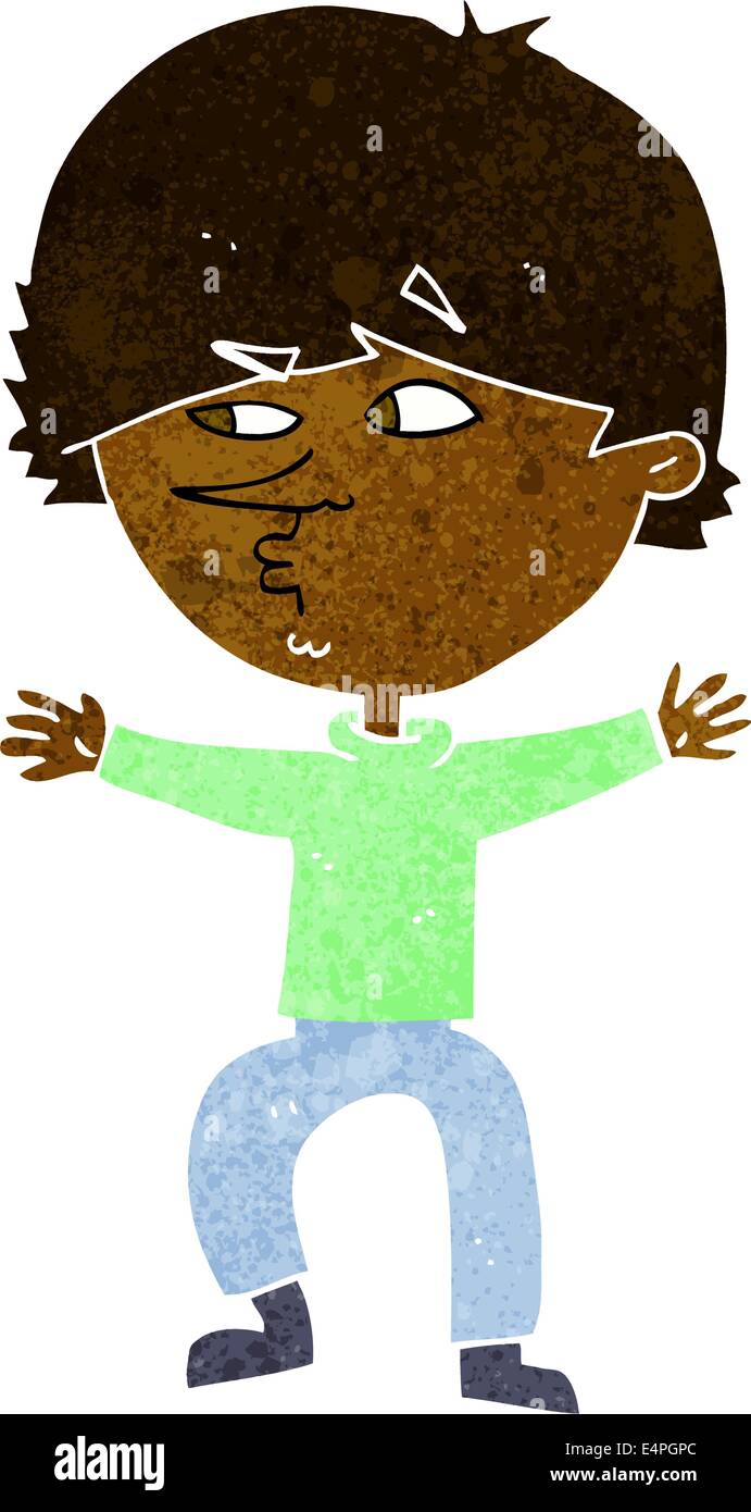 cartoon suspicious man Stock Vector Image & Art - Alamy