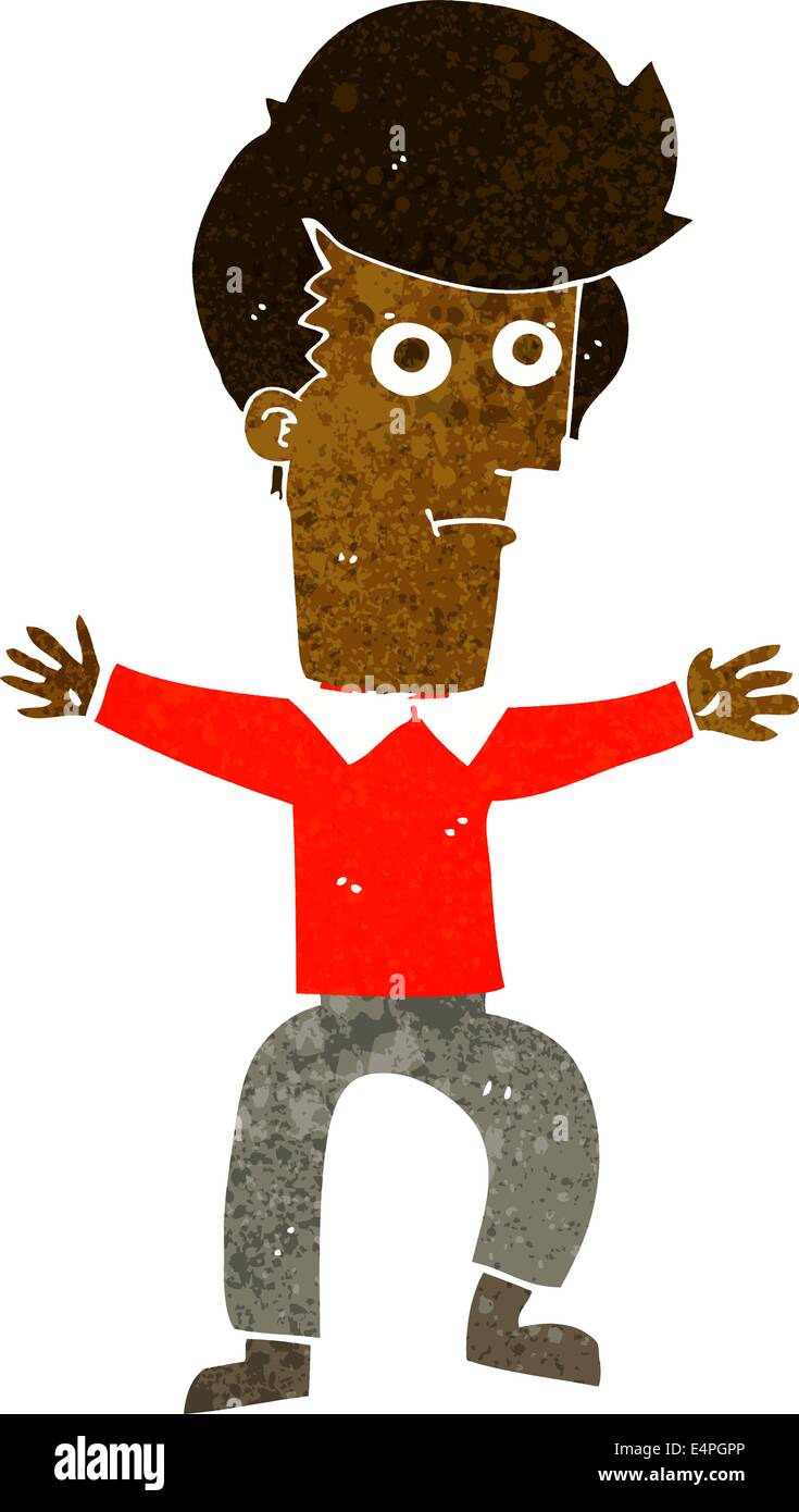 cartoon startled man Stock Vector Image & Art - Alamy