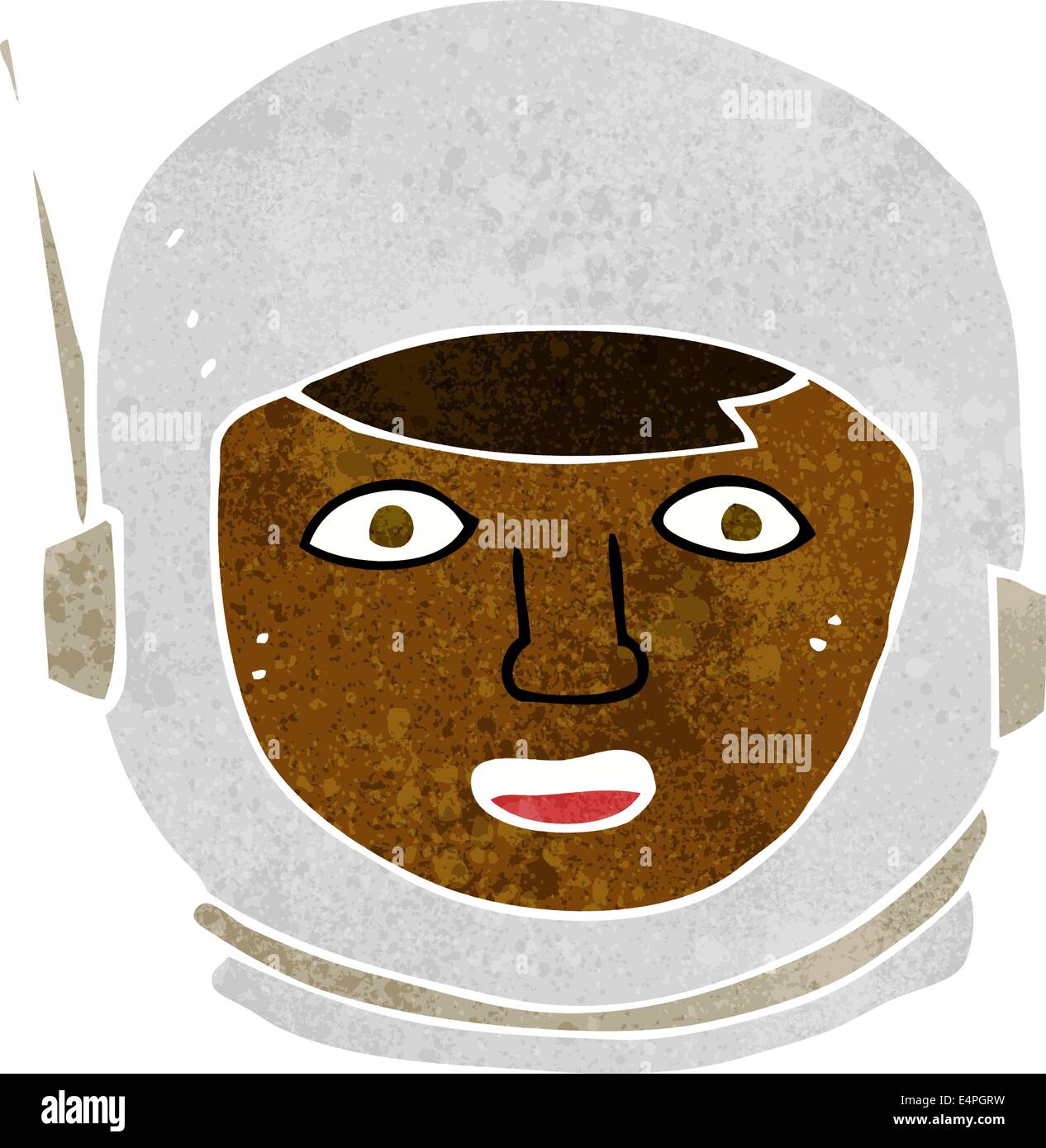 Cartoon astronaut head hi-res stock photography and images - Alamy
