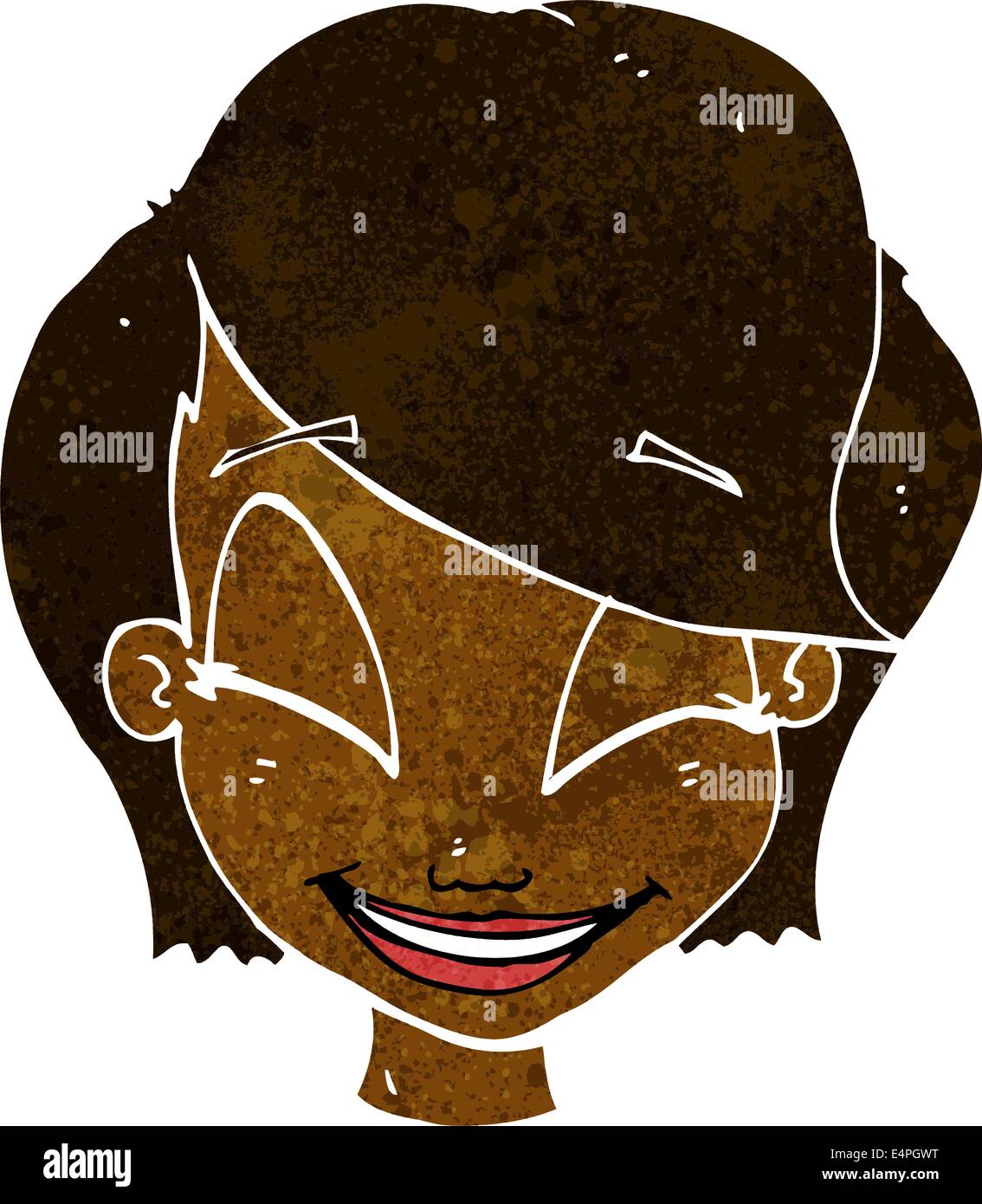 cartoon pretty female face Stock Vector Image & Art - Alamy