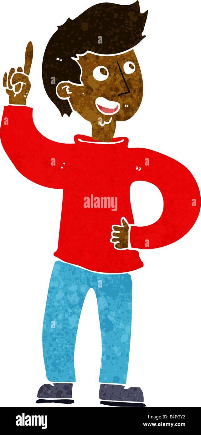 cartoon man with idea Stock Vector Image & Art - Alamy