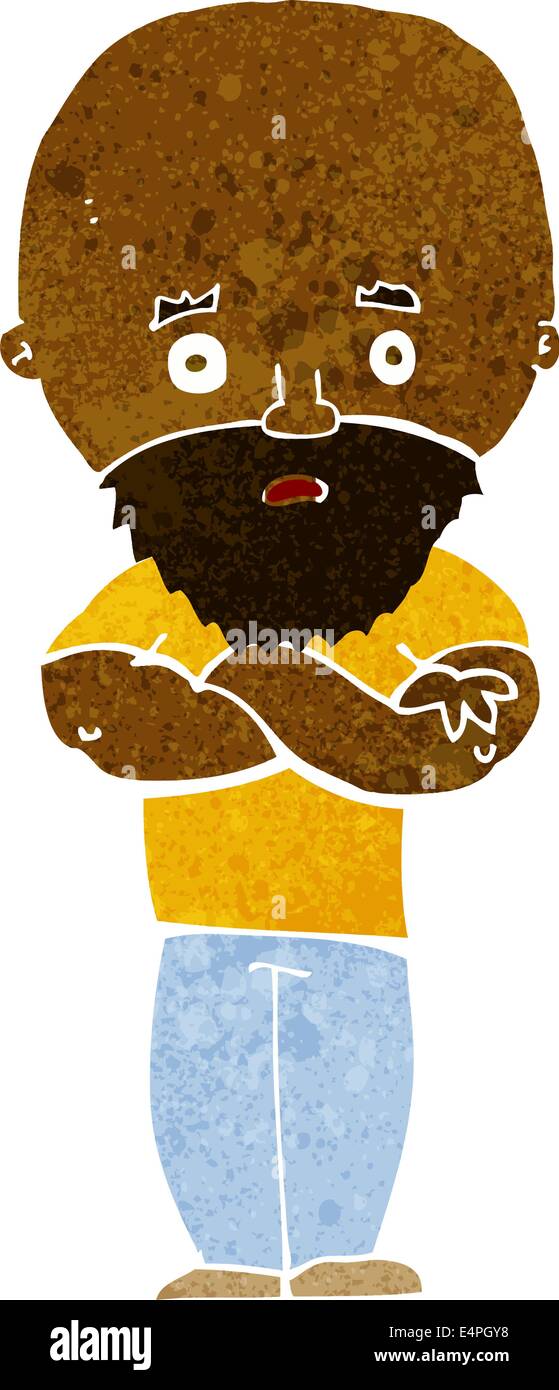 Bald and beard Stock Vector Images - Alamy