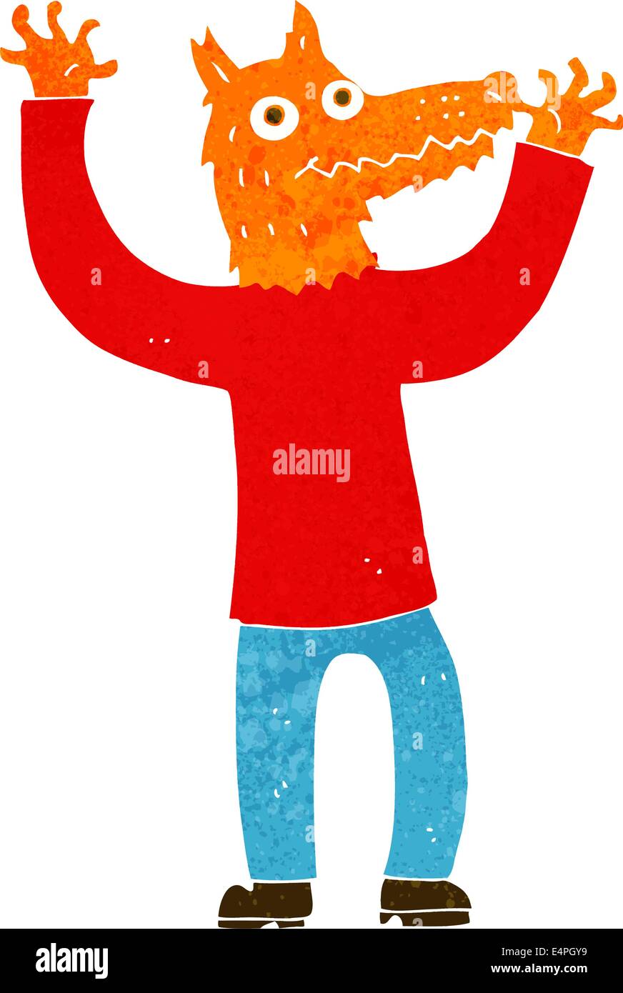 cartoon fox man Stock Vector Image & Art - Alamy