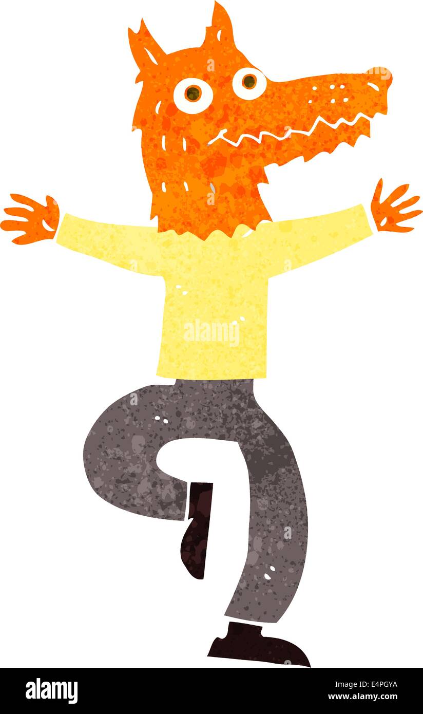 cartoon fox man Stock Vector Image & Art - Alamy