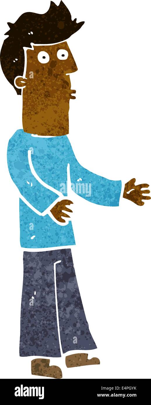 cartoon man explaining Stock Vector Image & Art - Alamy