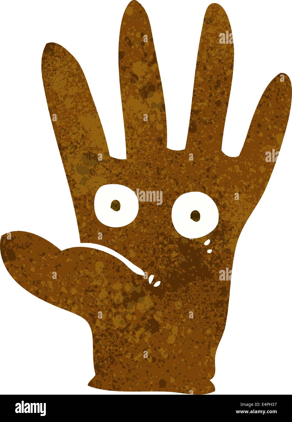 cartoon hand with eyes Stock Vector Image & Art - Alamy