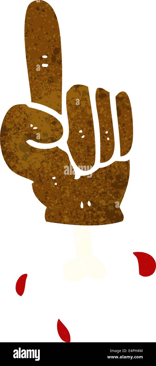 cartoon pointing severed hand Stock Vector Image & Art - Alamy