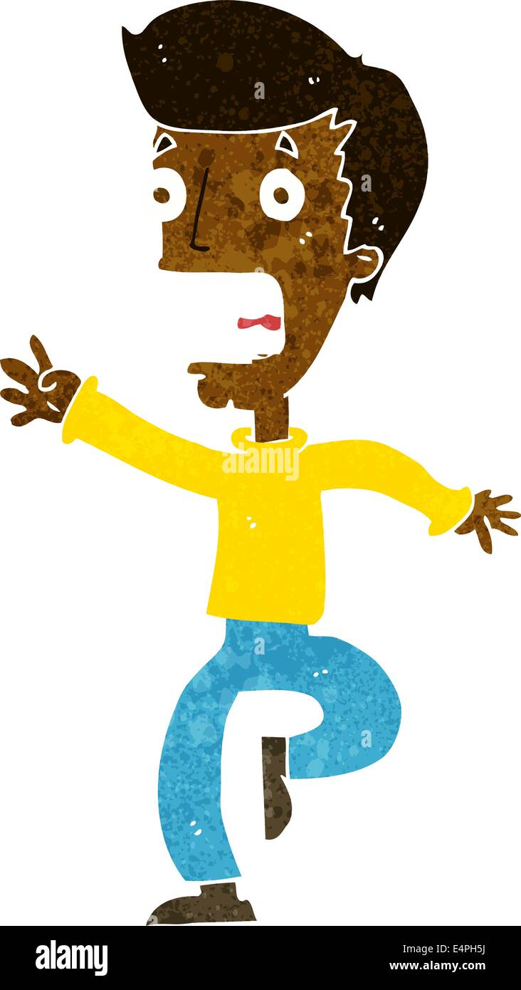 cartoon terrified man Stock Vector Image & Art - Alamy