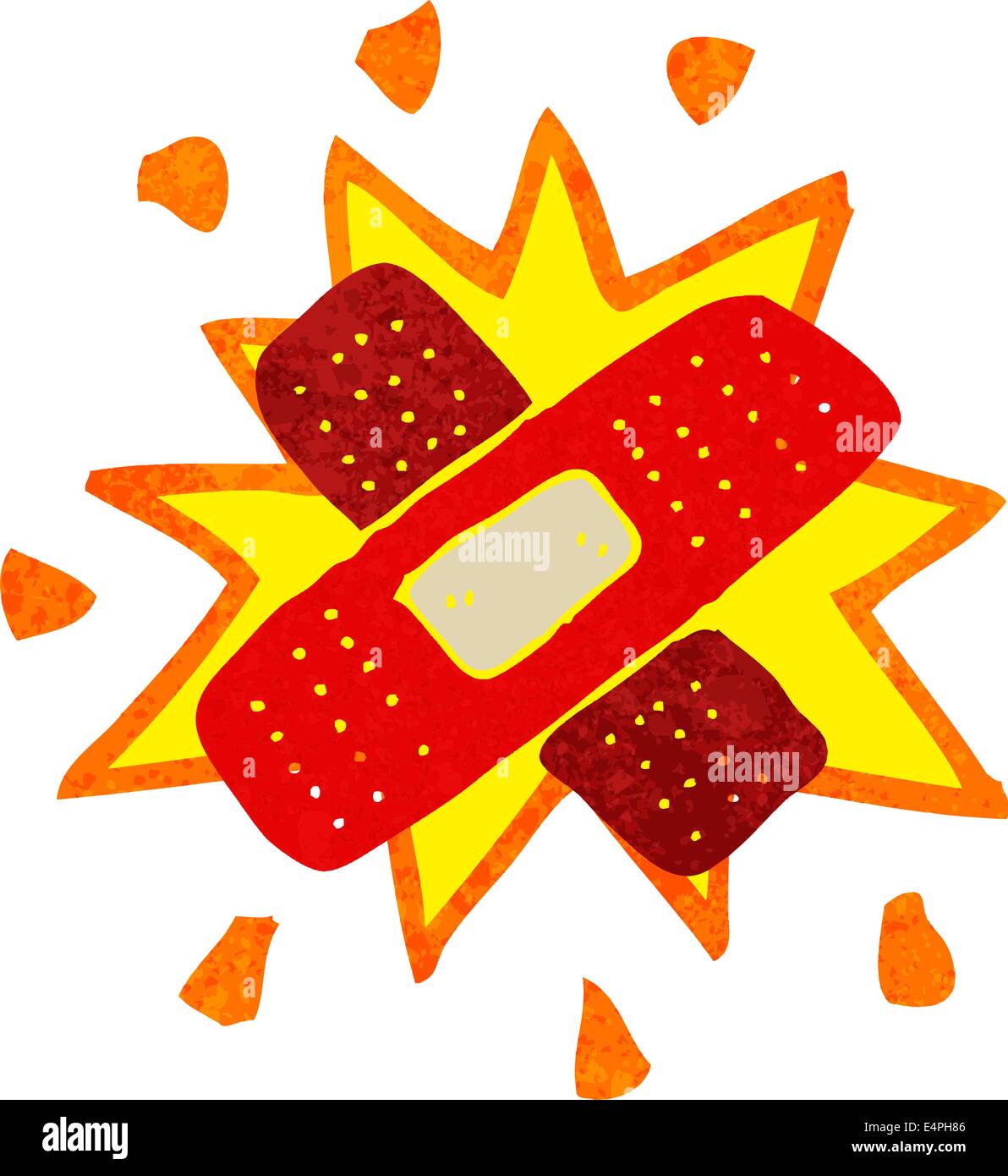 Crossed plaster Stock Vector Images - Alamy