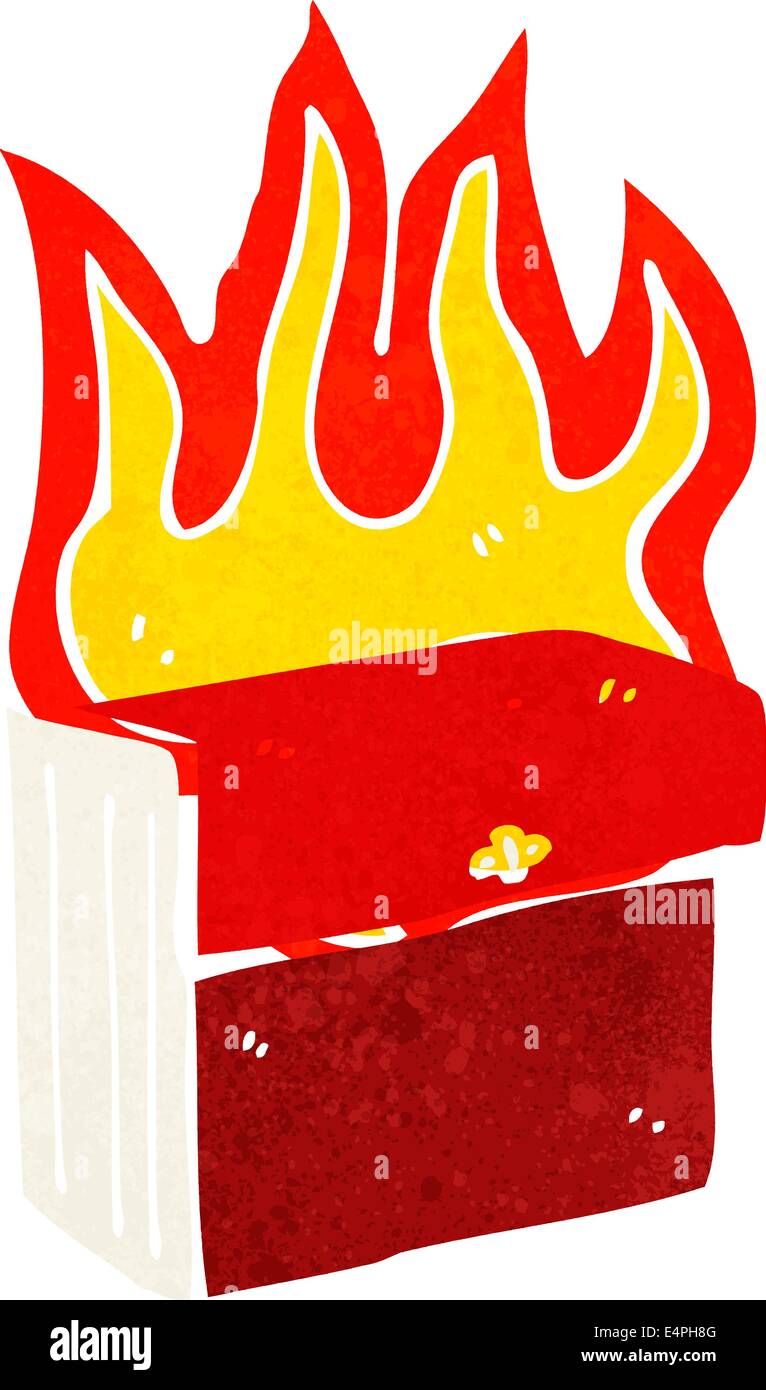 cartoon burning business files Stock Vector Image & Art - Alamy