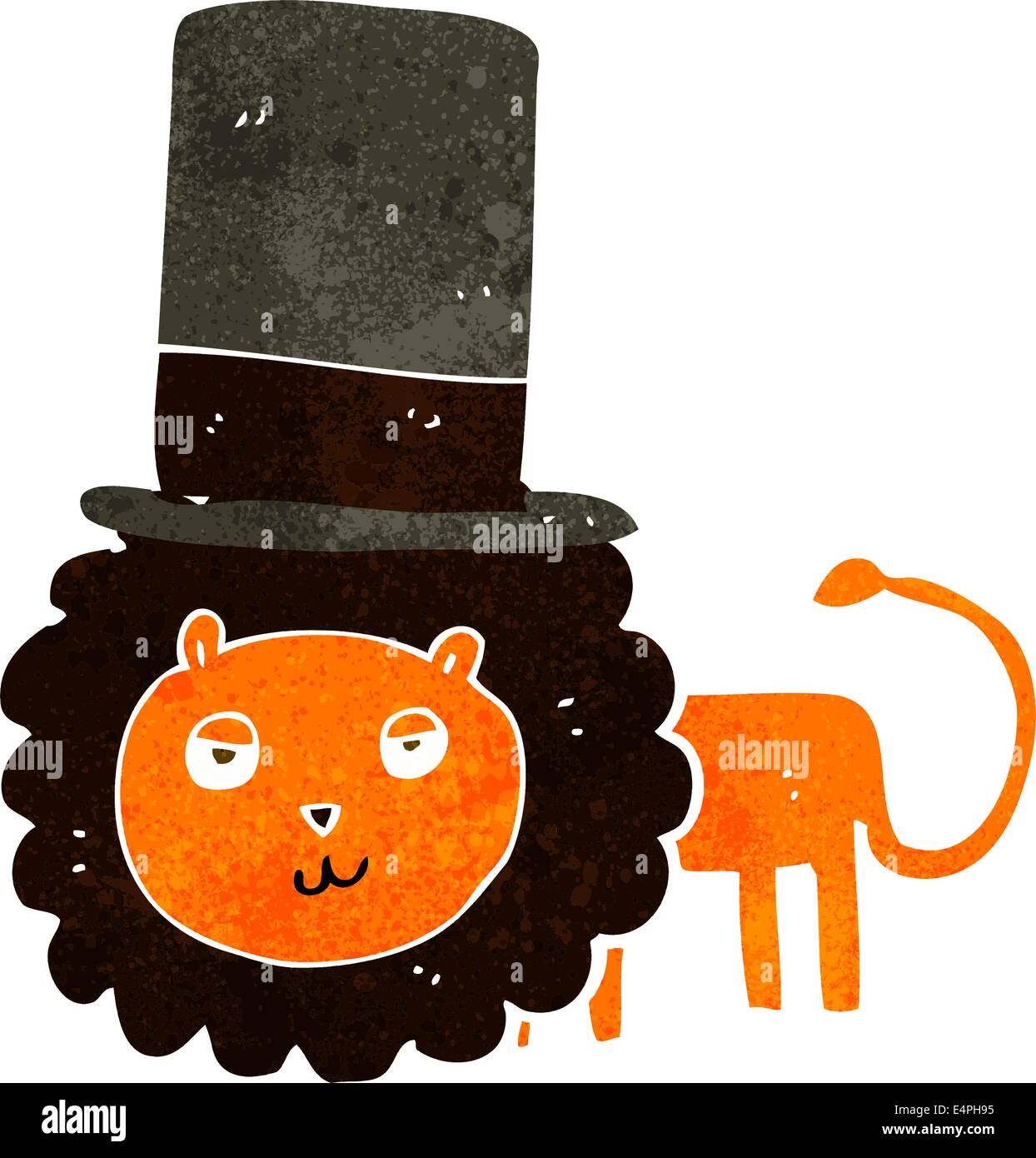 cartoon lion in top hat Stock Vector Image & Art - Alamy
