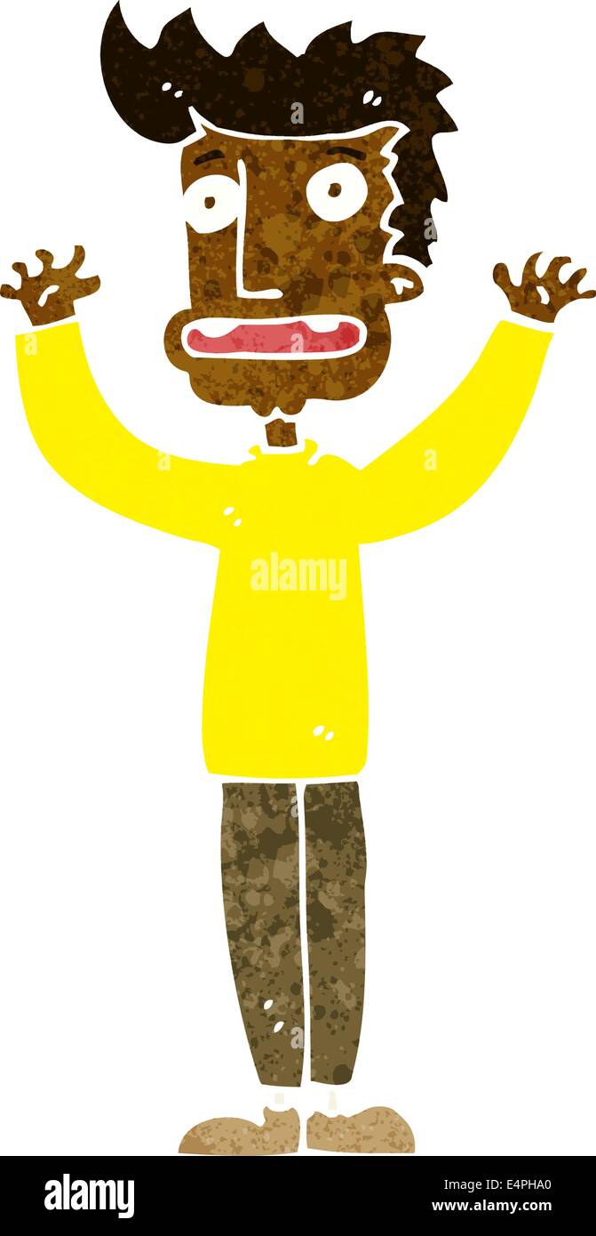cartoon stressed man Stock Vector Image & Art - Alamy