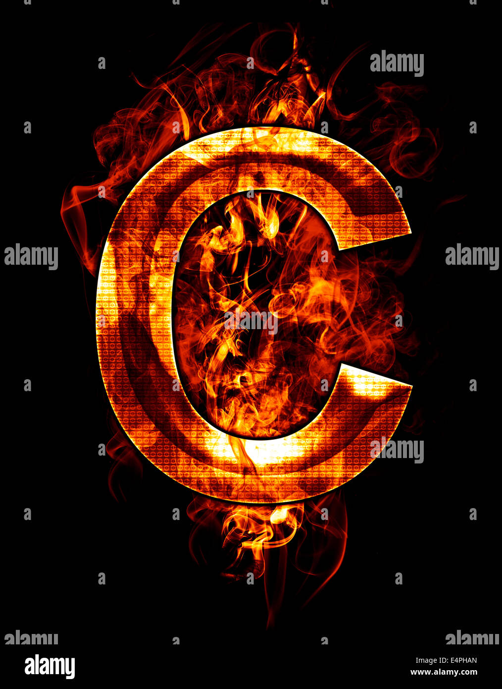 Letter C Fire IMO LIFESAVING SIGNS Letter C Datrex