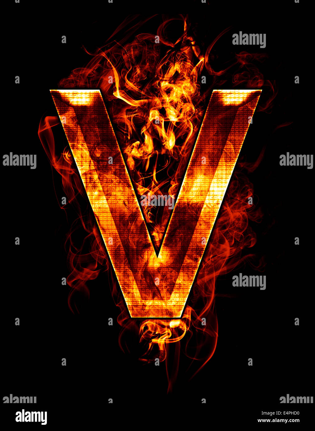 V Name Wallpaper