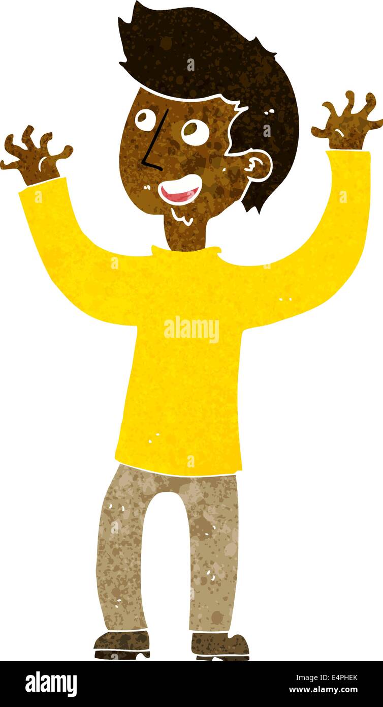 cartoon happy man Stock Vector Image & Art - Alamy