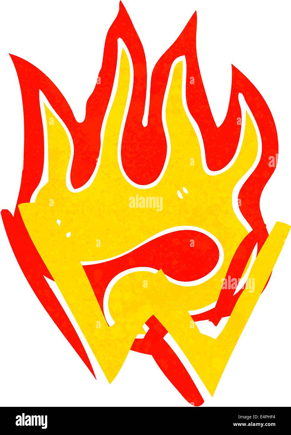 cartoon flaming letter Stock Vector Image & Art - Alamy
