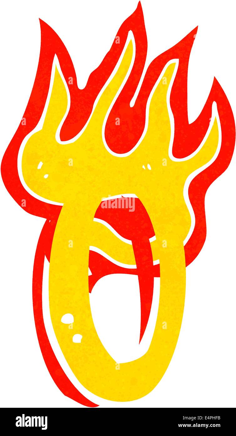 cartoon flaming letter Stock Vector Image & Art - Alamy