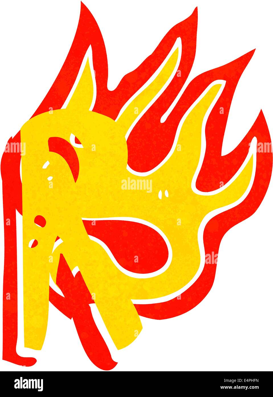 cartoon flaming letter Stock Vector Image & Art - Alamy
