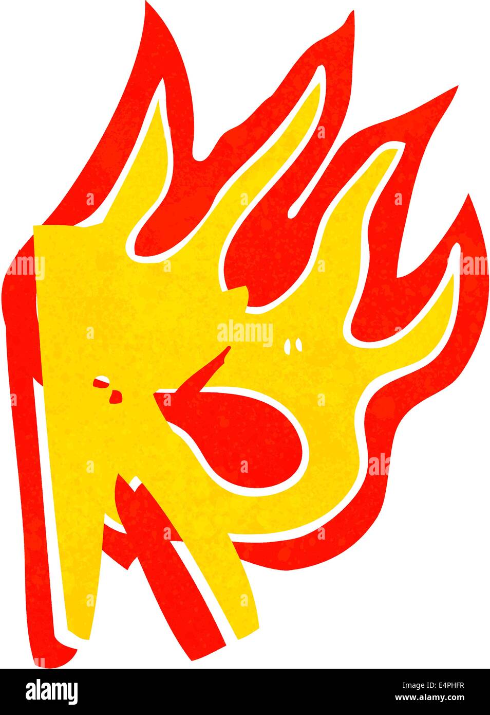 cartoon flaming letter Stock Vector Image & Art - Alamy