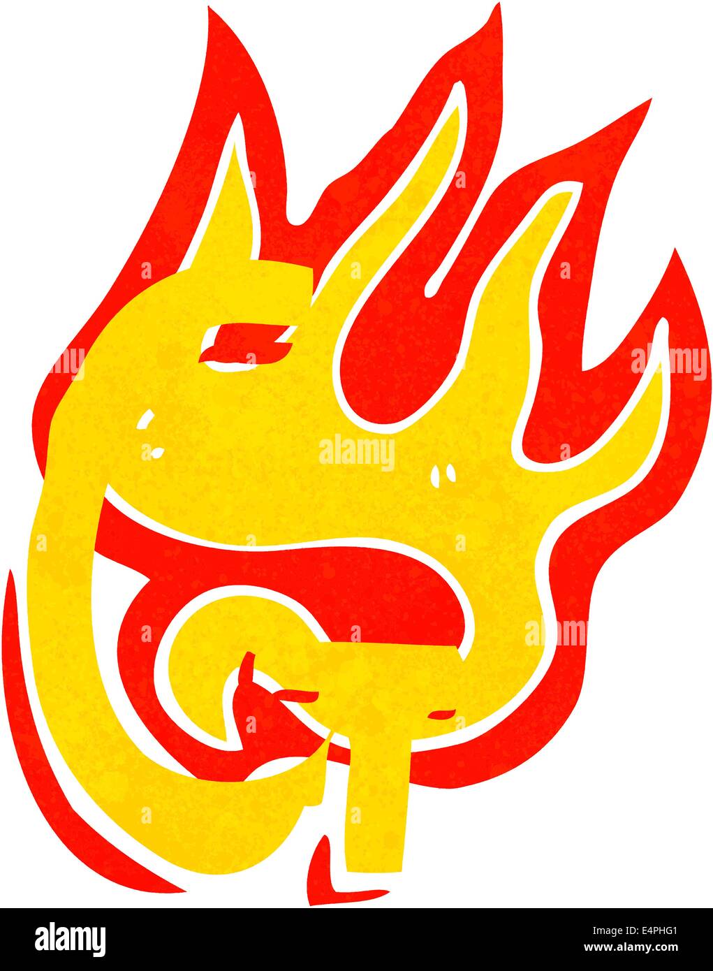 Flaming alphabet Stock Vector Images - Alamy