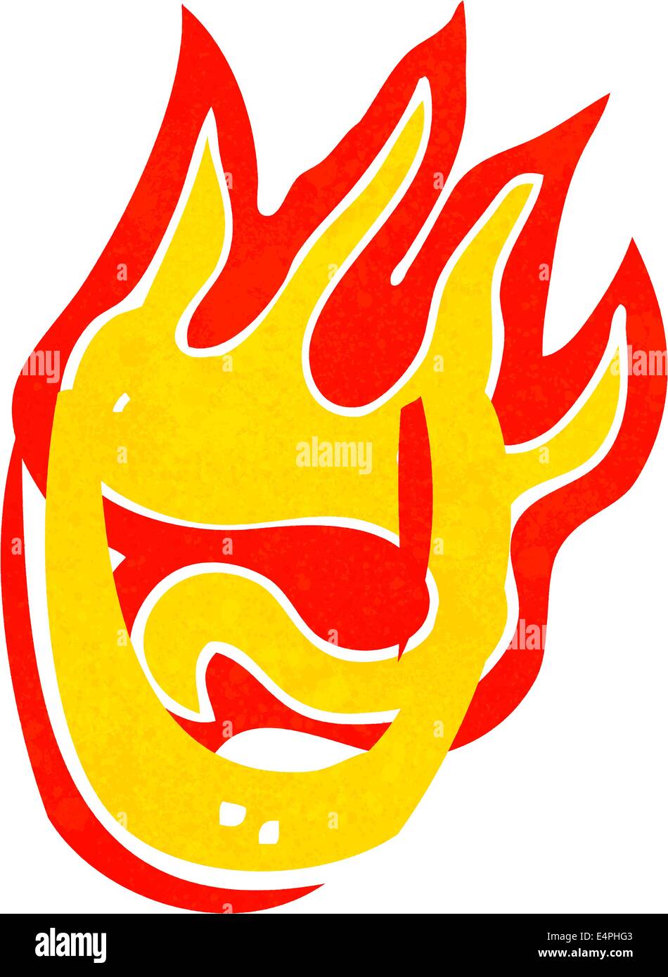 cartoon flaming letter Stock Vector Image & Art - Alamy
