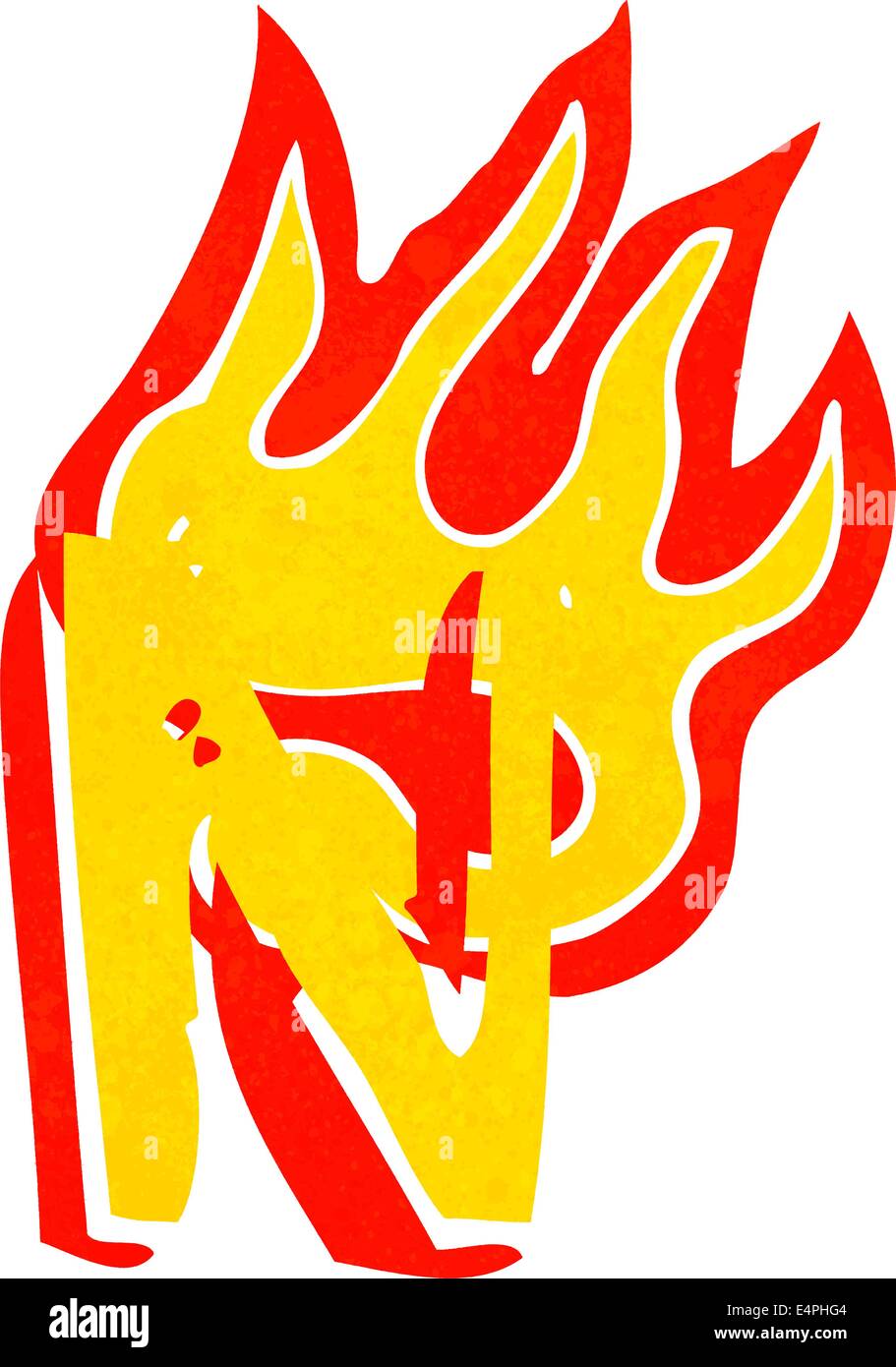 cartoon flaming letter Stock Vector Image & Art - Alamy