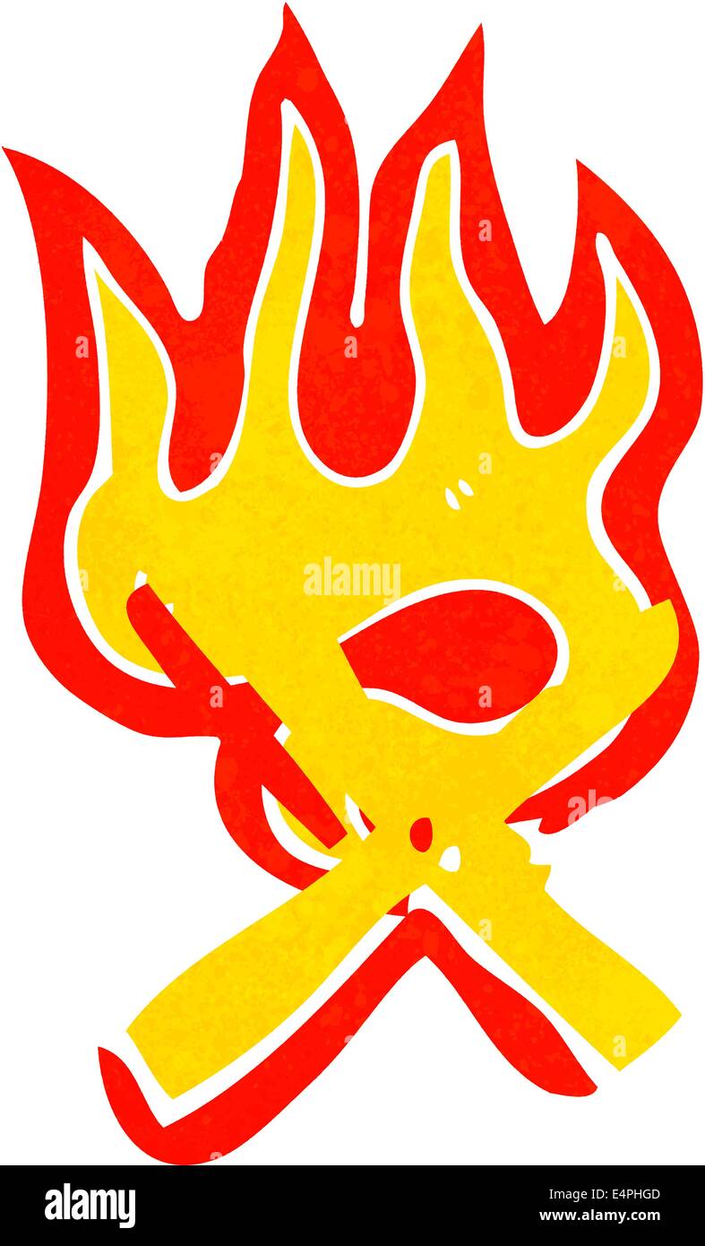 cartoon flaming letter Stock Vector Image & Art - Alamy