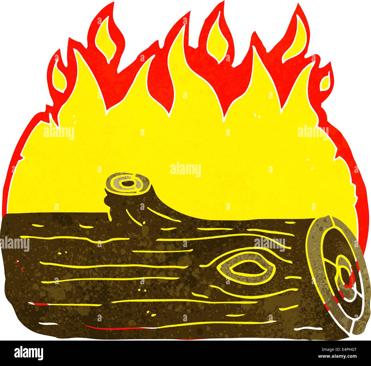 Cartoon burning log hi-res stock photography and images - Alamy