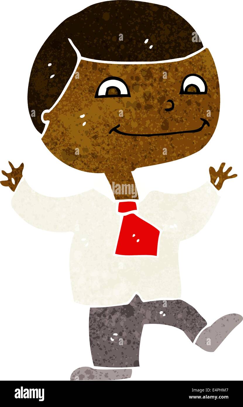 cartoon happy boy Stock Vector Image & Art - Alamy