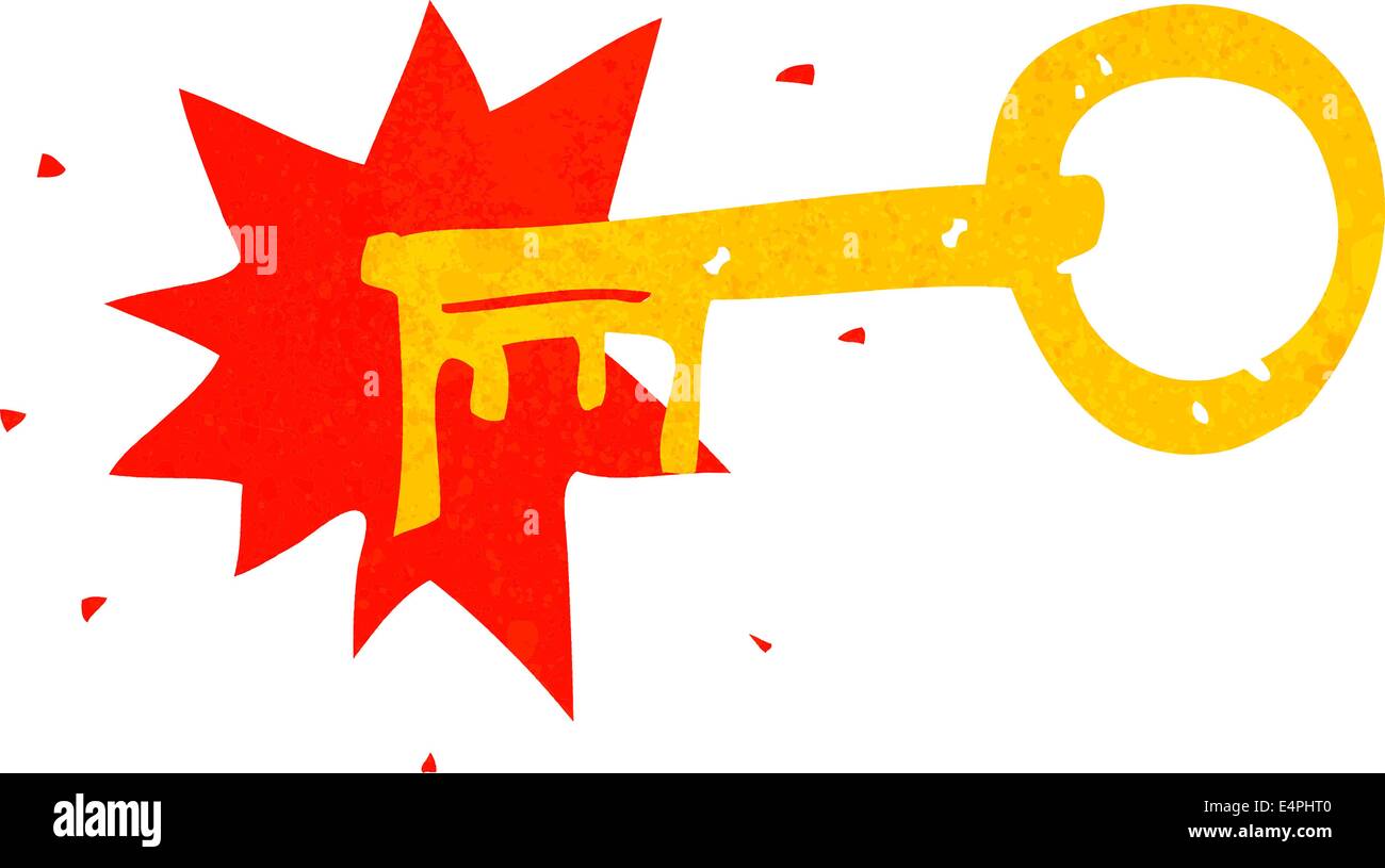 Cartoon old key Stock Vector Images - Alamy
