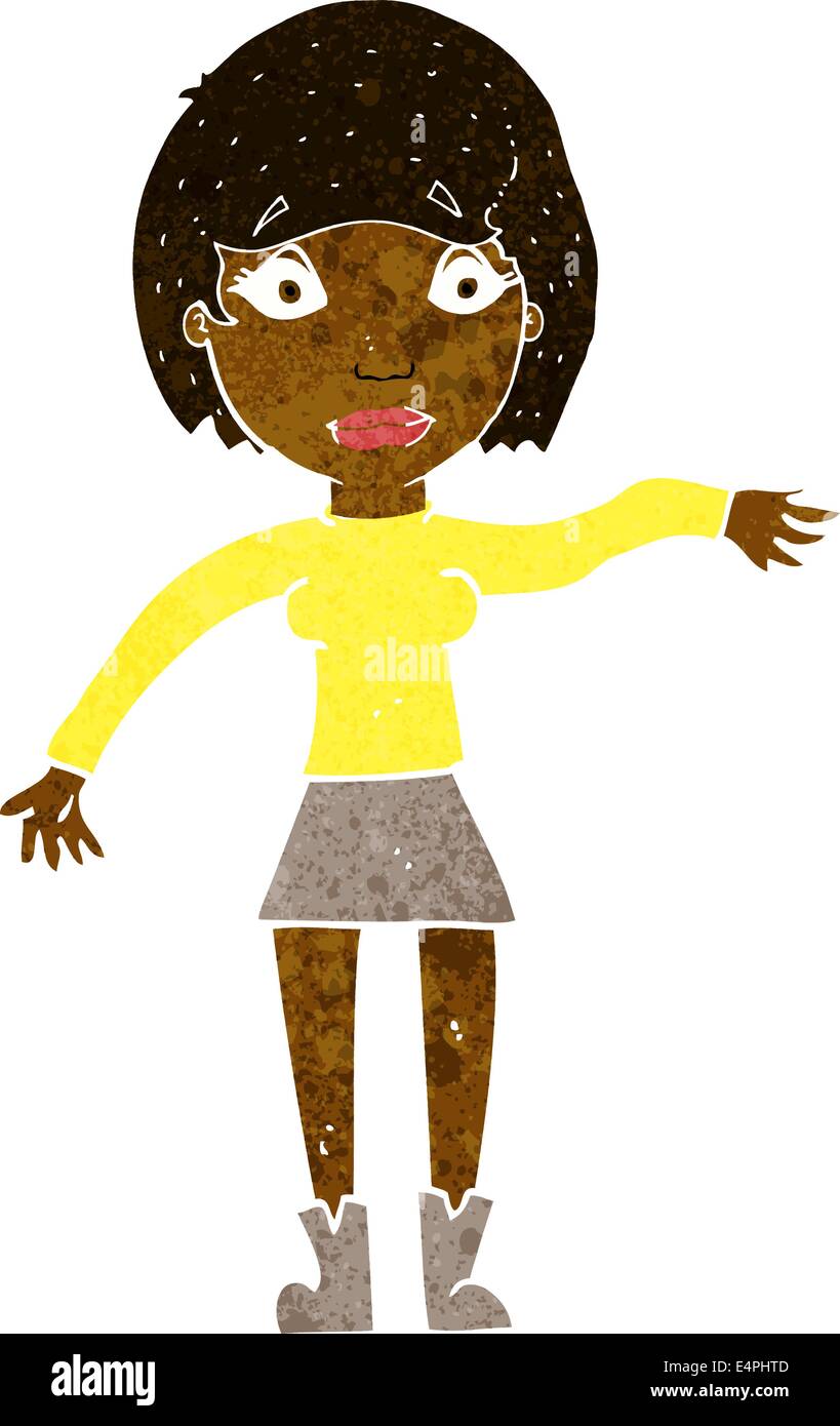 cartoon surprised woman Stock Vector Image & Art - Alamy