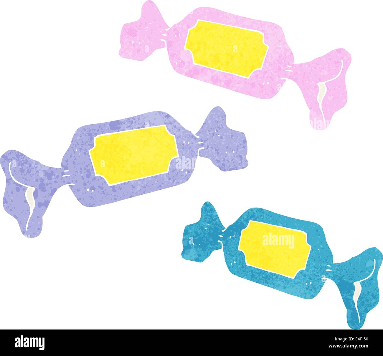 cartoon wrapped candy Stock Vector Image & Art - Alamy