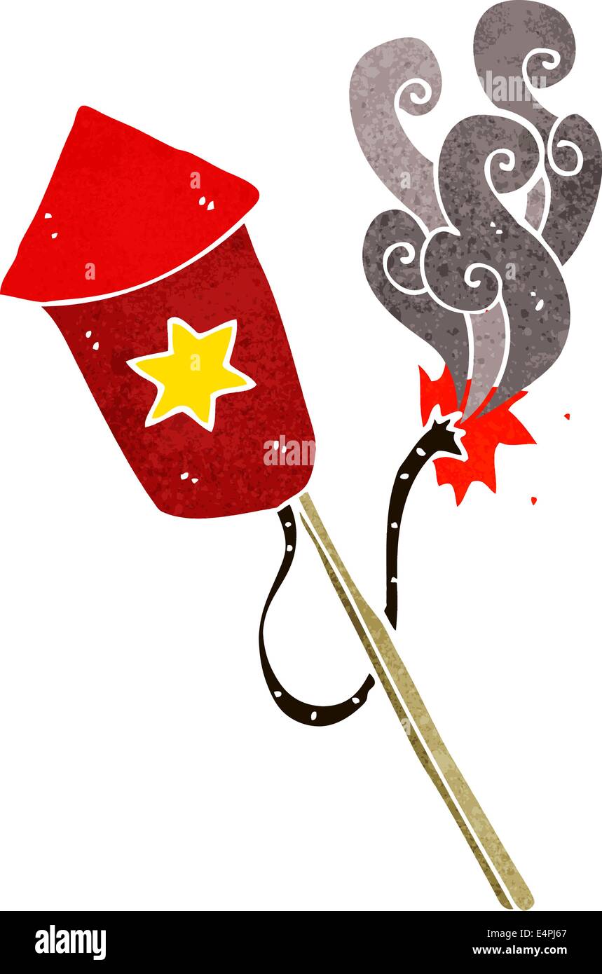 cartoon firework with burning fuse Stock Vector Image & Art - Alamy