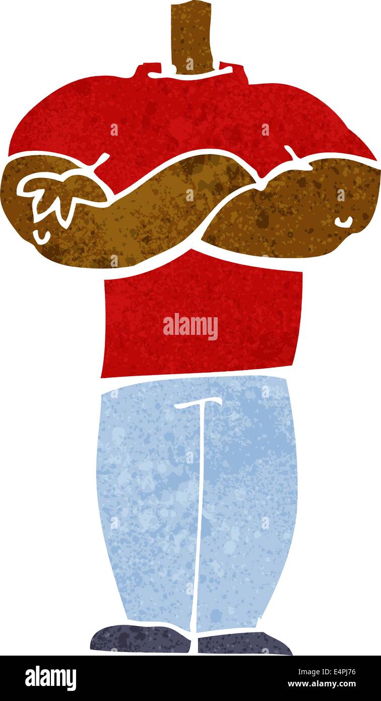 cartoon body with folded arms (mix and match cartoons or add own photos ...