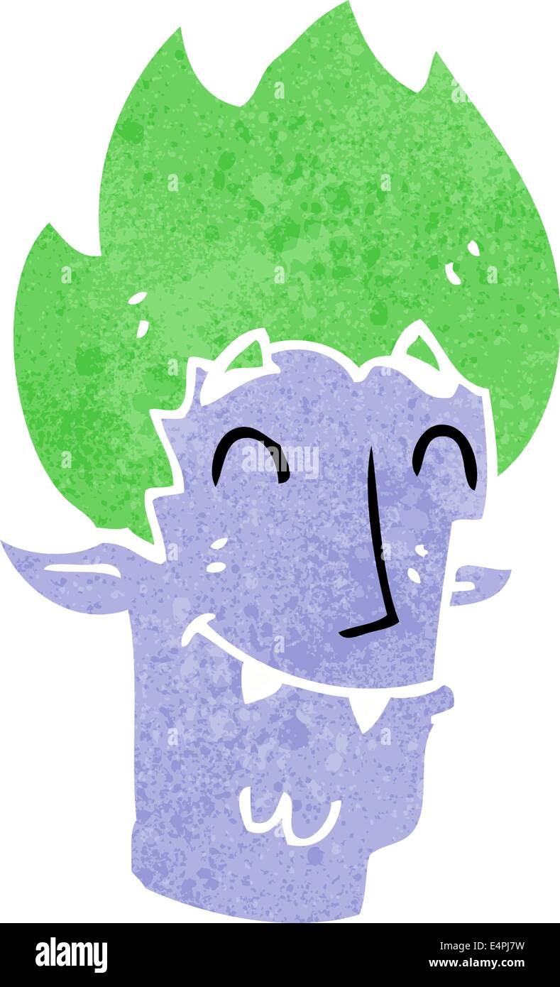 cartoon happy vampire head Stock Vector Image & Art - Alamy