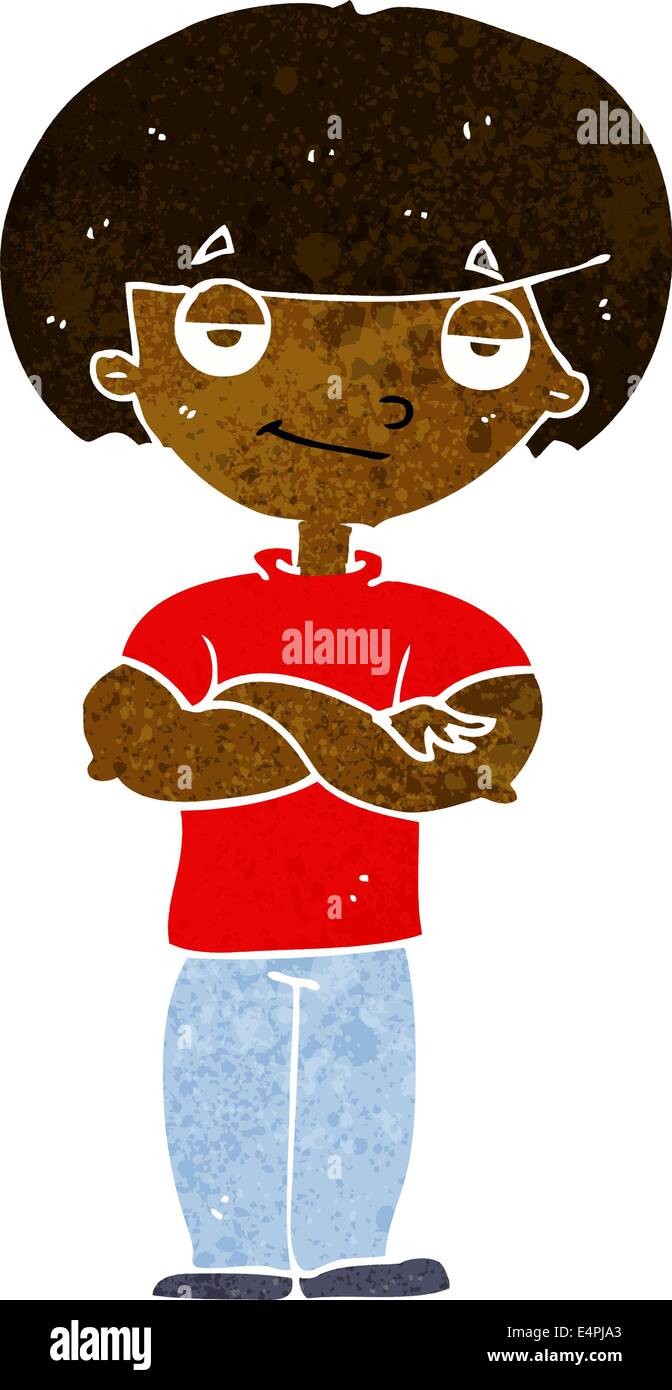 cartoon smug looking man Stock Vector Image & Art - Alamy