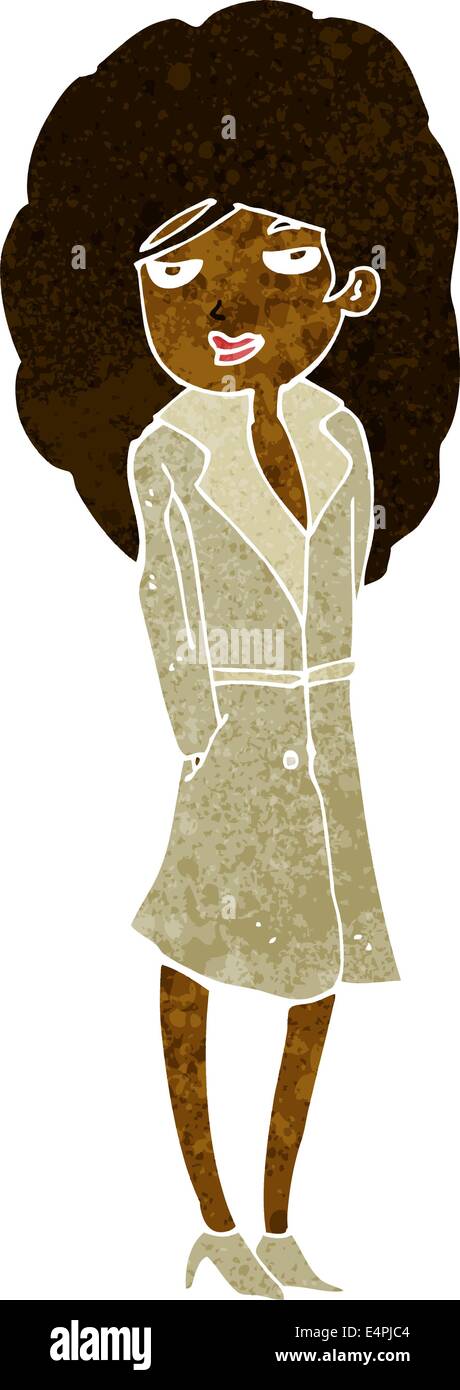 Cartoon female spy hi-res stock photography and images - Alamy