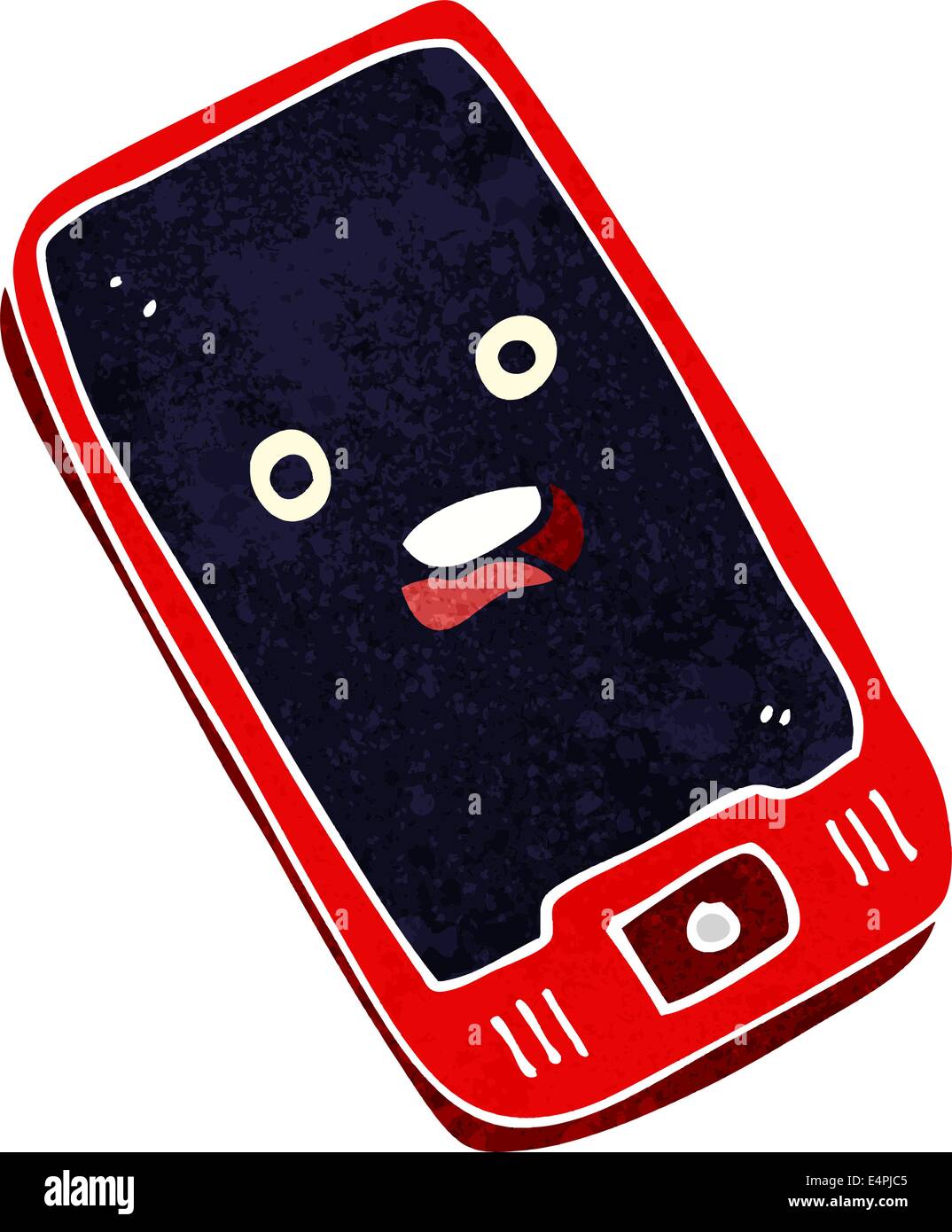 cartoon mobile phone Stock Vector Image & Art - Alamy