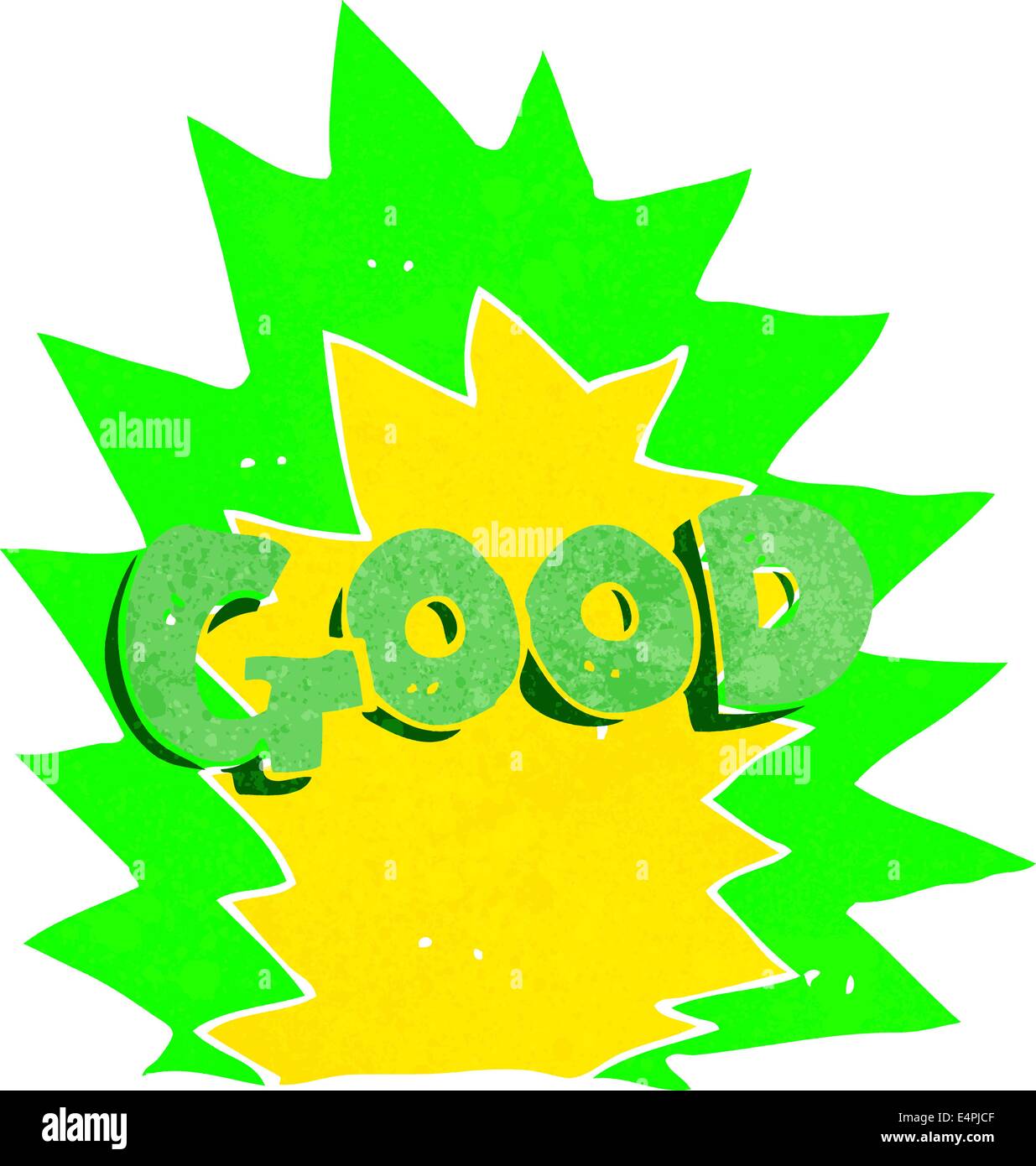 cartoon explosion good symbol Stock Vector Image & Art - Alamy