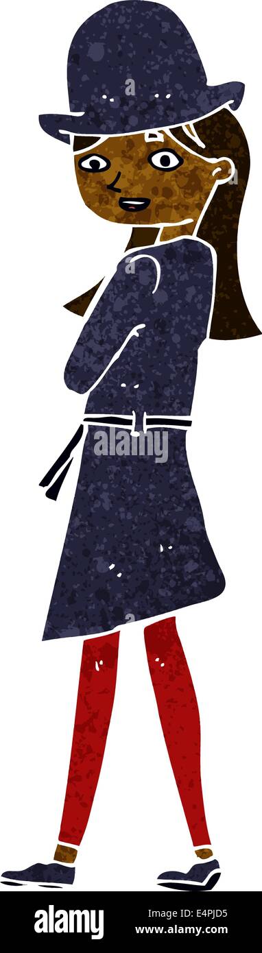 cartoon female spy Stock Vector Image & Art - Alamy