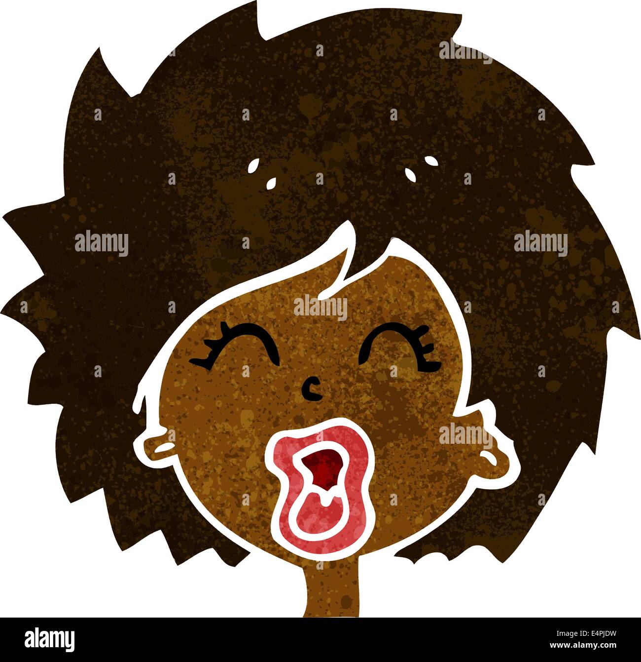 cartoon woman screaming Stock Vector Image & Art - Alamy