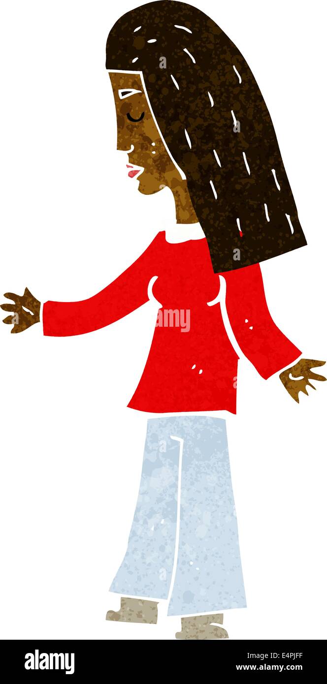 cartoon woman with open arms Stock Vector Image & Art - Alamy