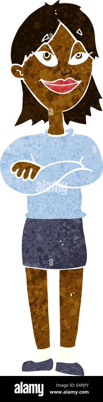 cartoon proud woman Stock Vector Image & Art - Alamy