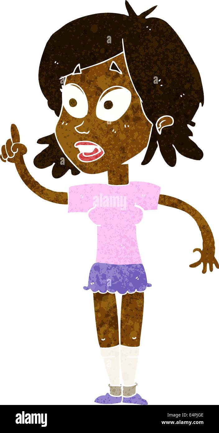 cartoon woman asking question Stock Vector Image & Art - Alamy