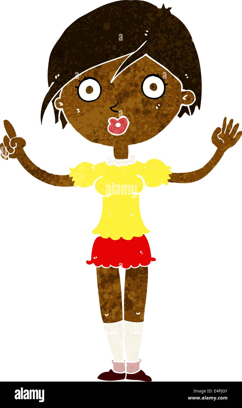 cartoon girl asking question Stock Vector Image & Art - Alamy