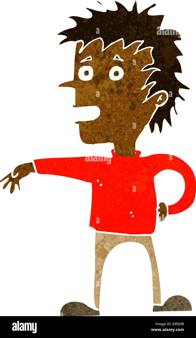 cartoon man making dismissive gesture Stock Vector Image & Art - Alamy